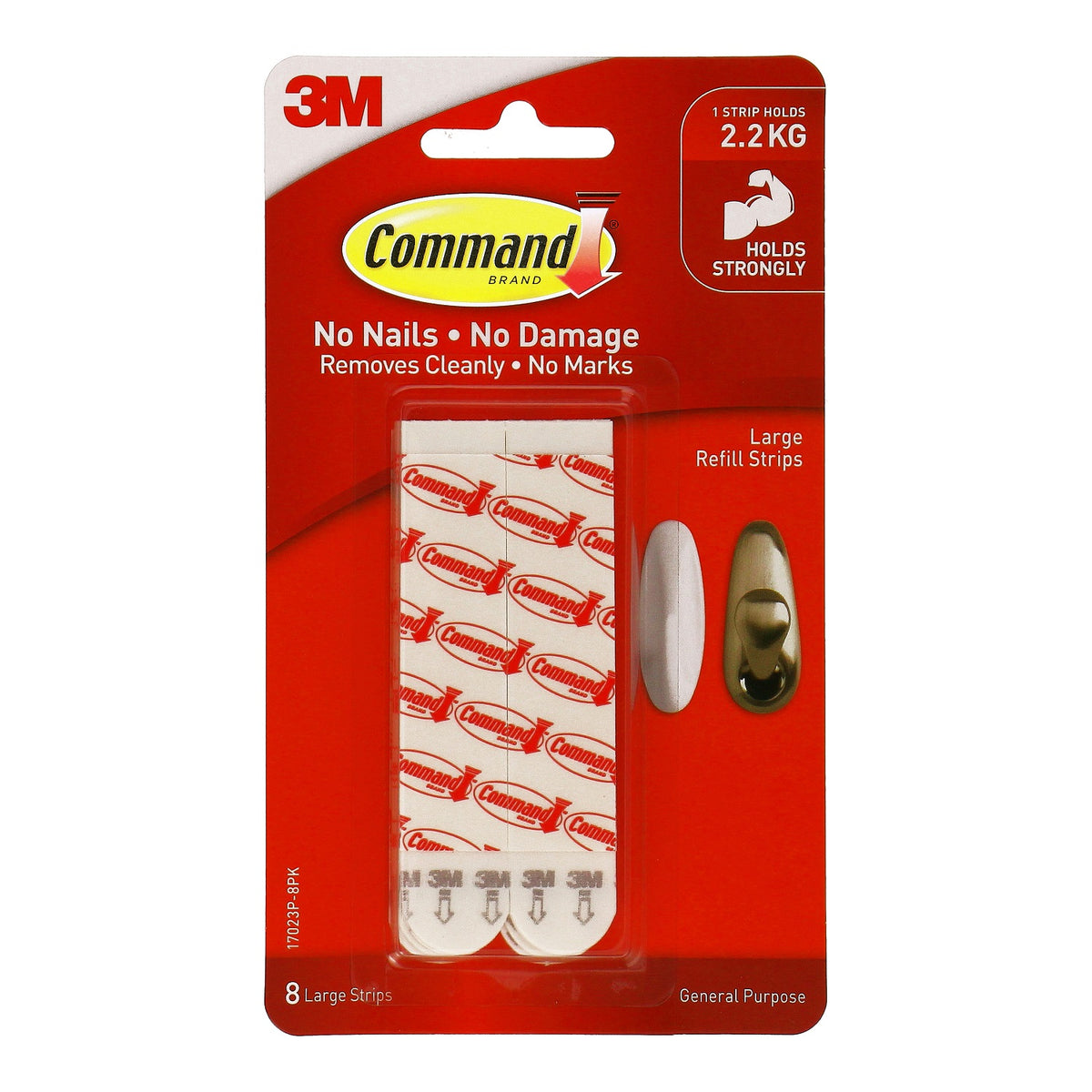 Command™ 17023P-8PK Large Refill Strips – 1HomeShop.sg