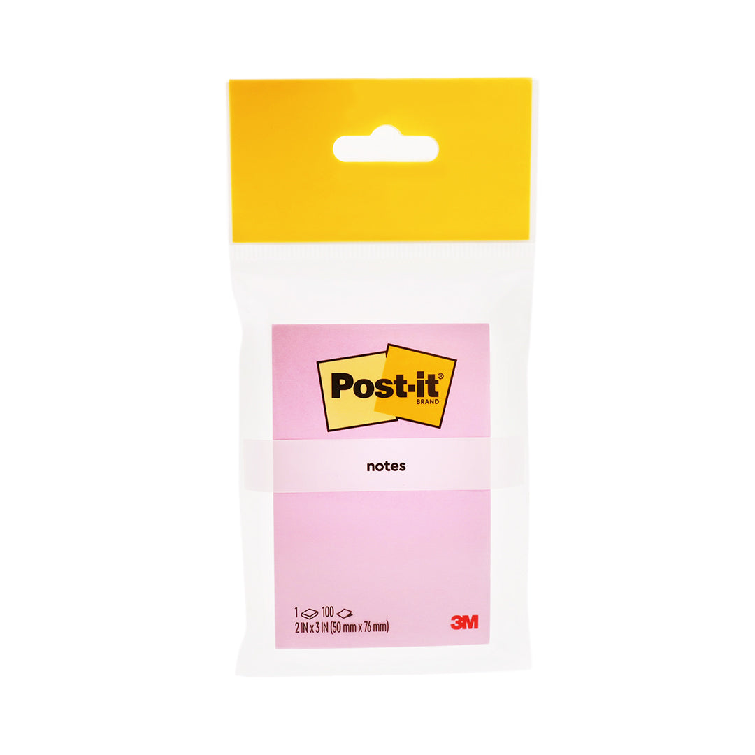 Post-it® 656-1MP Millennial Pink Notes, 2X3", 100sheets – 1HomeShop.sg