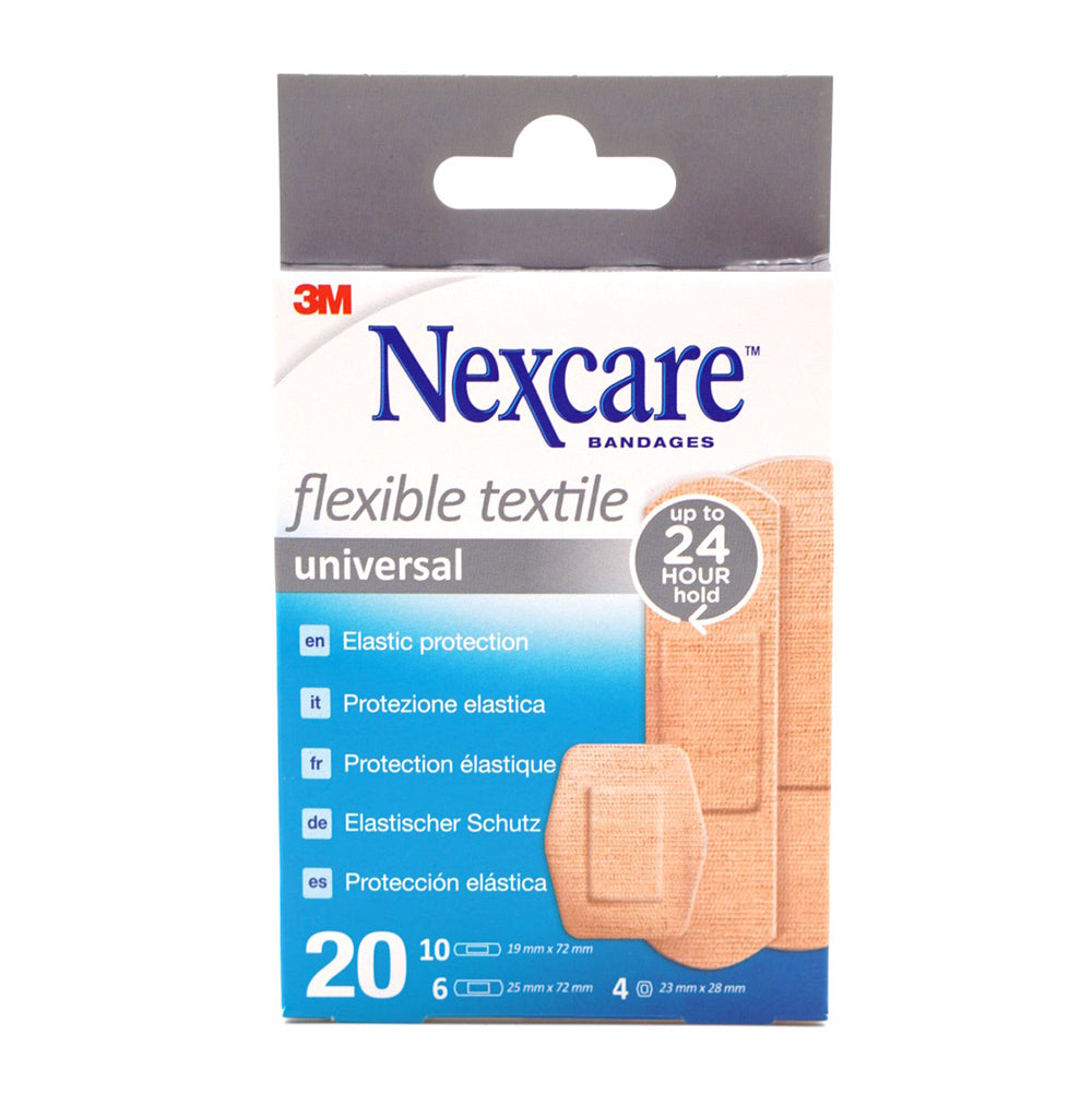 Nexcare™ N0420AS Universal Flexible Textile Plasters, 20s – 1HomeShop.sg