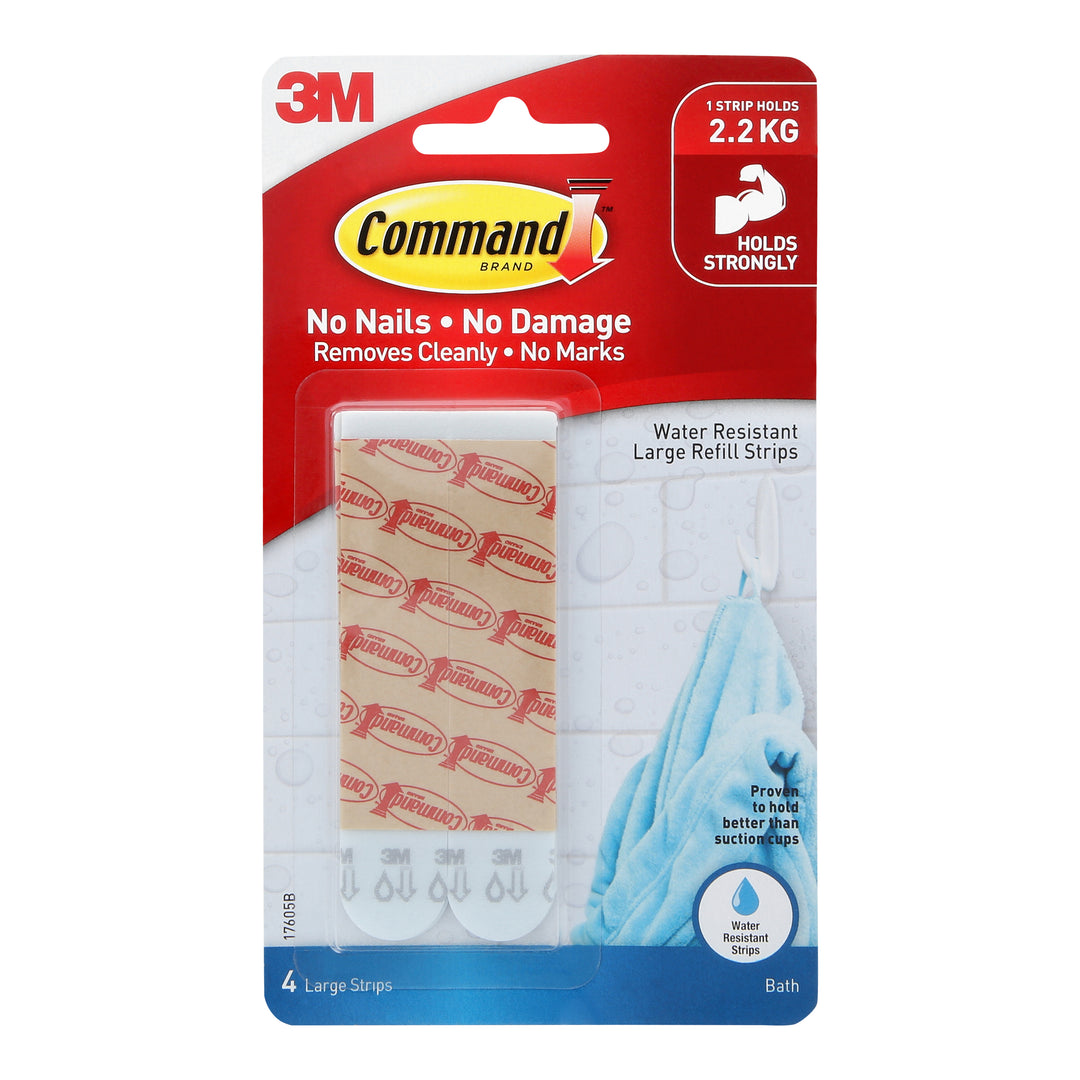 Command water resistant strips store